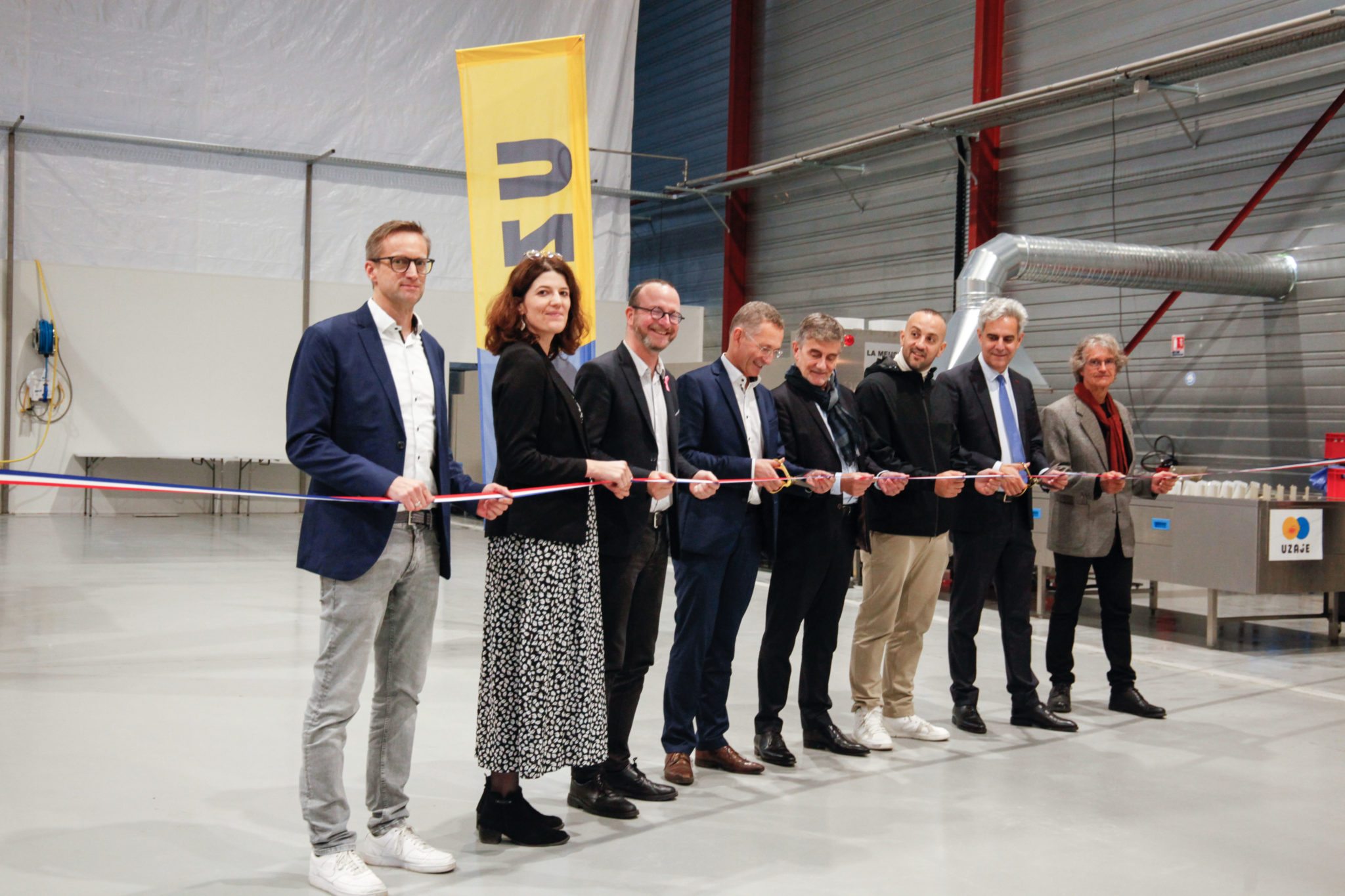 Inauguration du 1er centre européen du réemploi de contenants alimentaires - UZAJE
